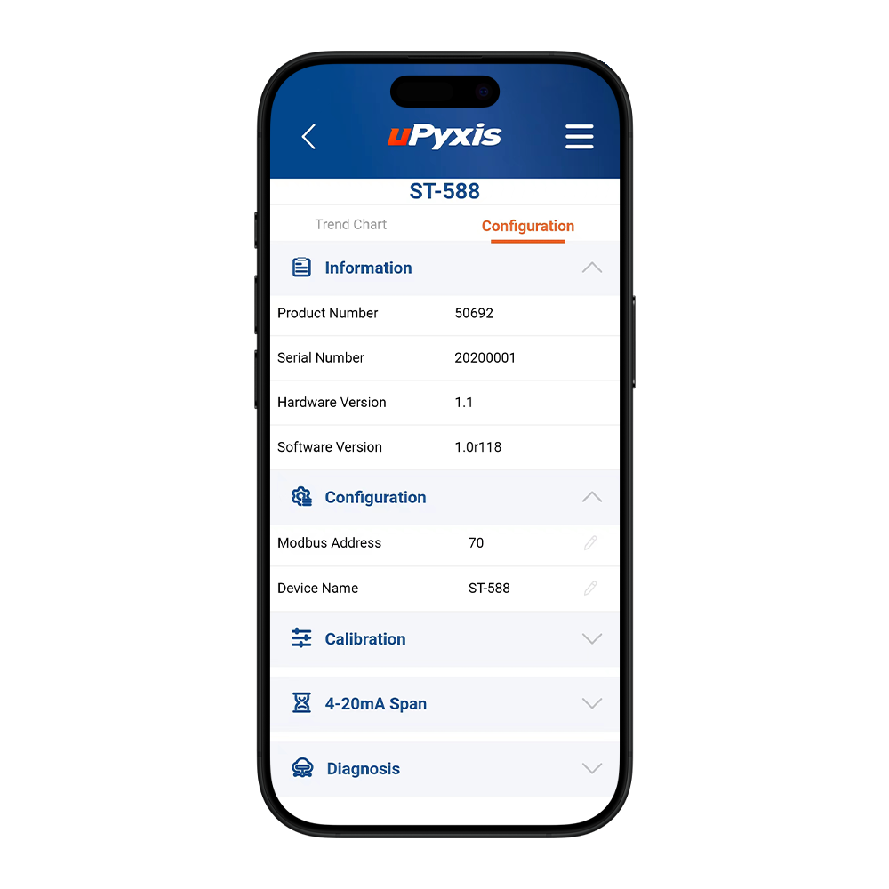 uPyxis® App | Mobile Monitoring, Calibration & Configuration | Pyxis Lab®